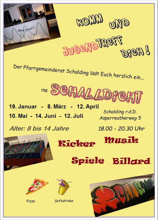 Jugendtreff - Pfarrverband Passau Heining